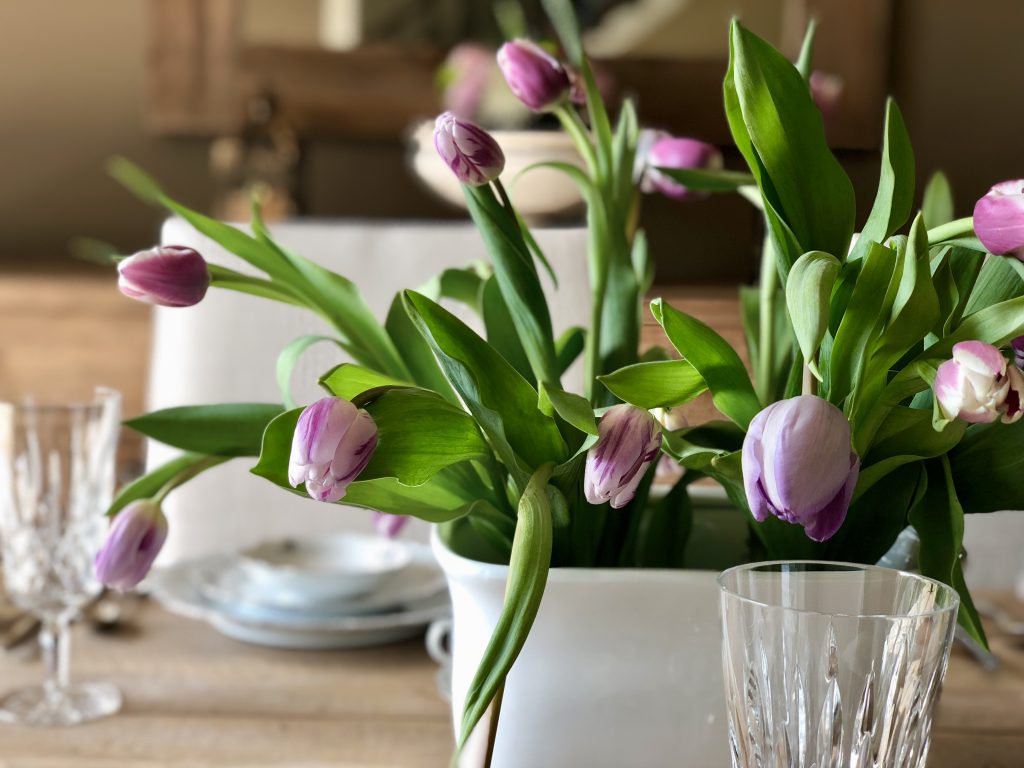 "French Country" Spring & Easter Tablescape Ideas - Happy Haute Home